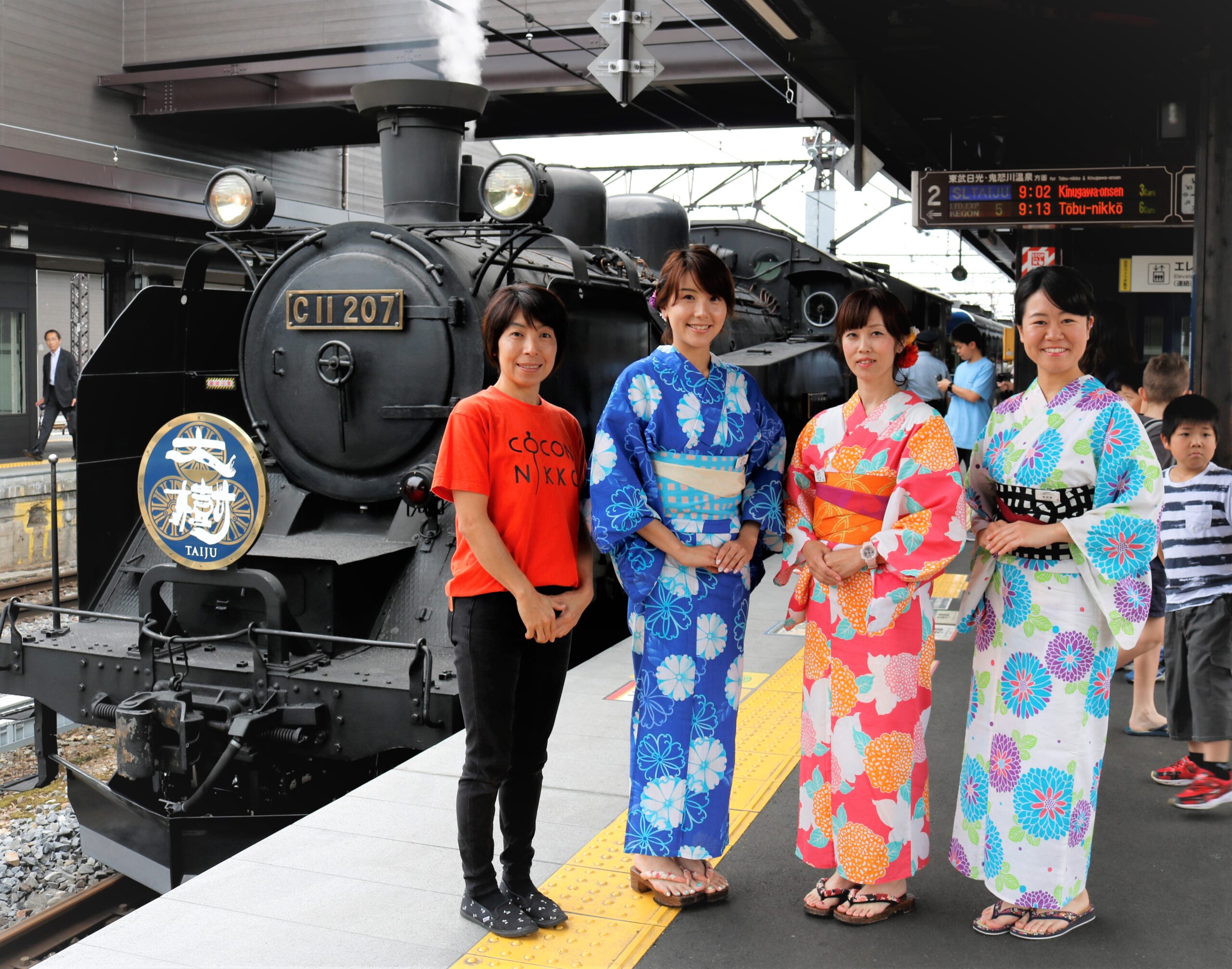 SL「大樹」乗務員アテンダントさんの着付けに行ってきました！ | COCON NIKKO